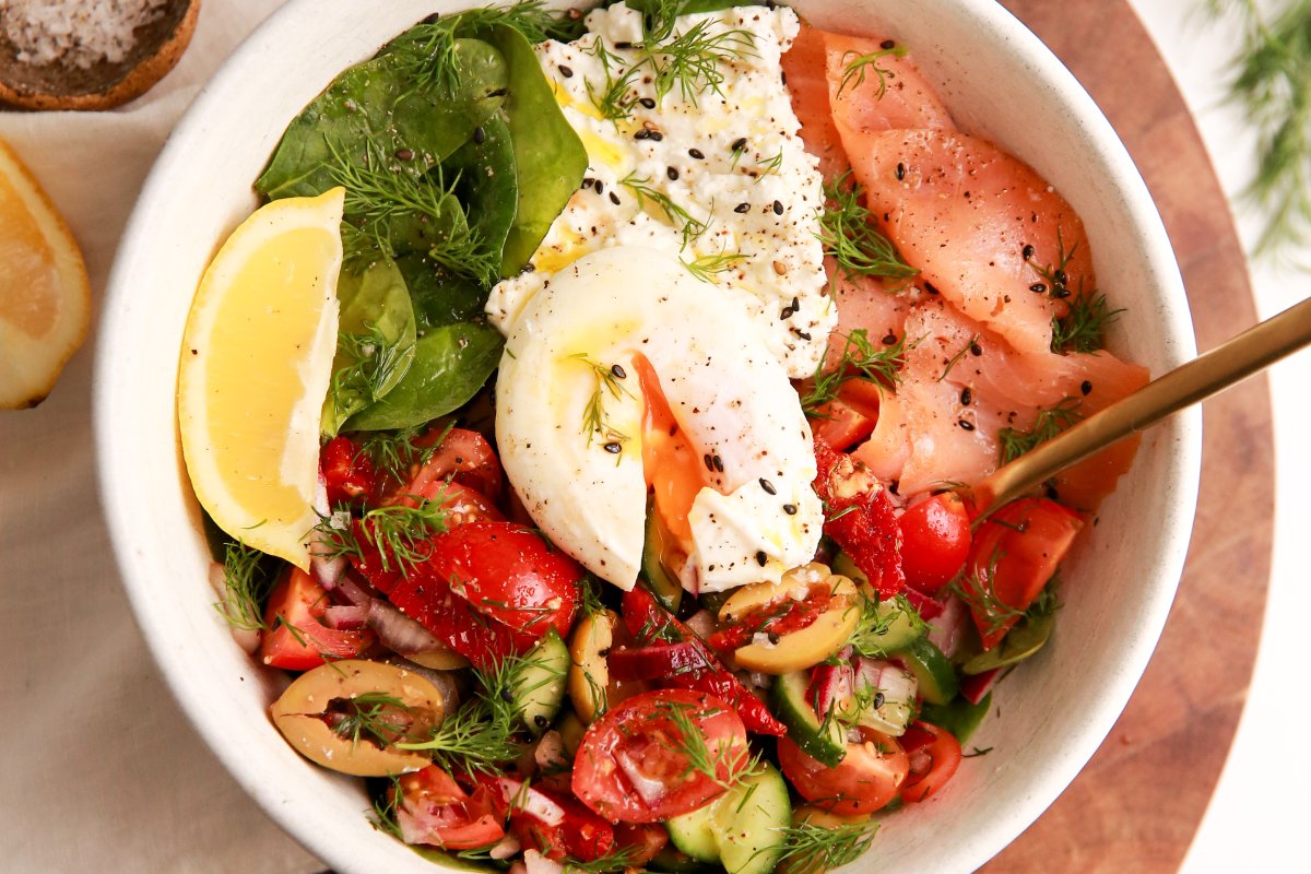 Savoury Salmon Breakfast Bowl | Brancourts